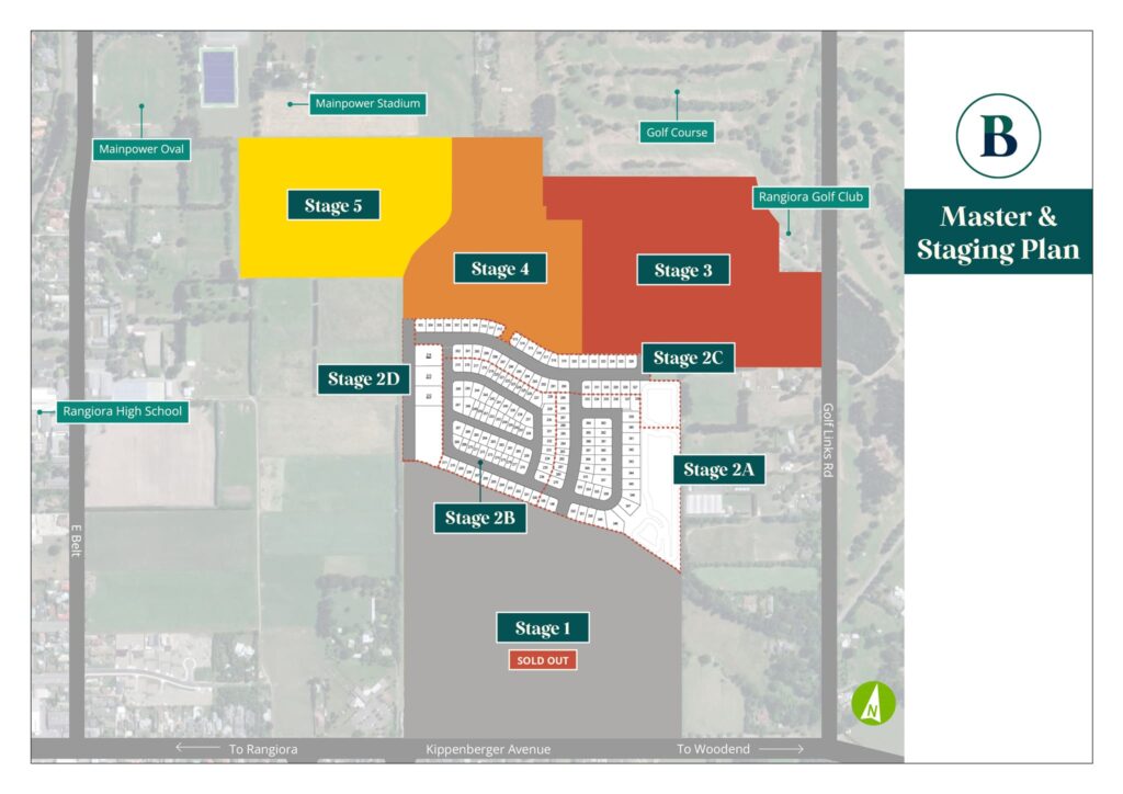 Staging Plan | Rangiora’s Premier Subdivision | Bellgrove
